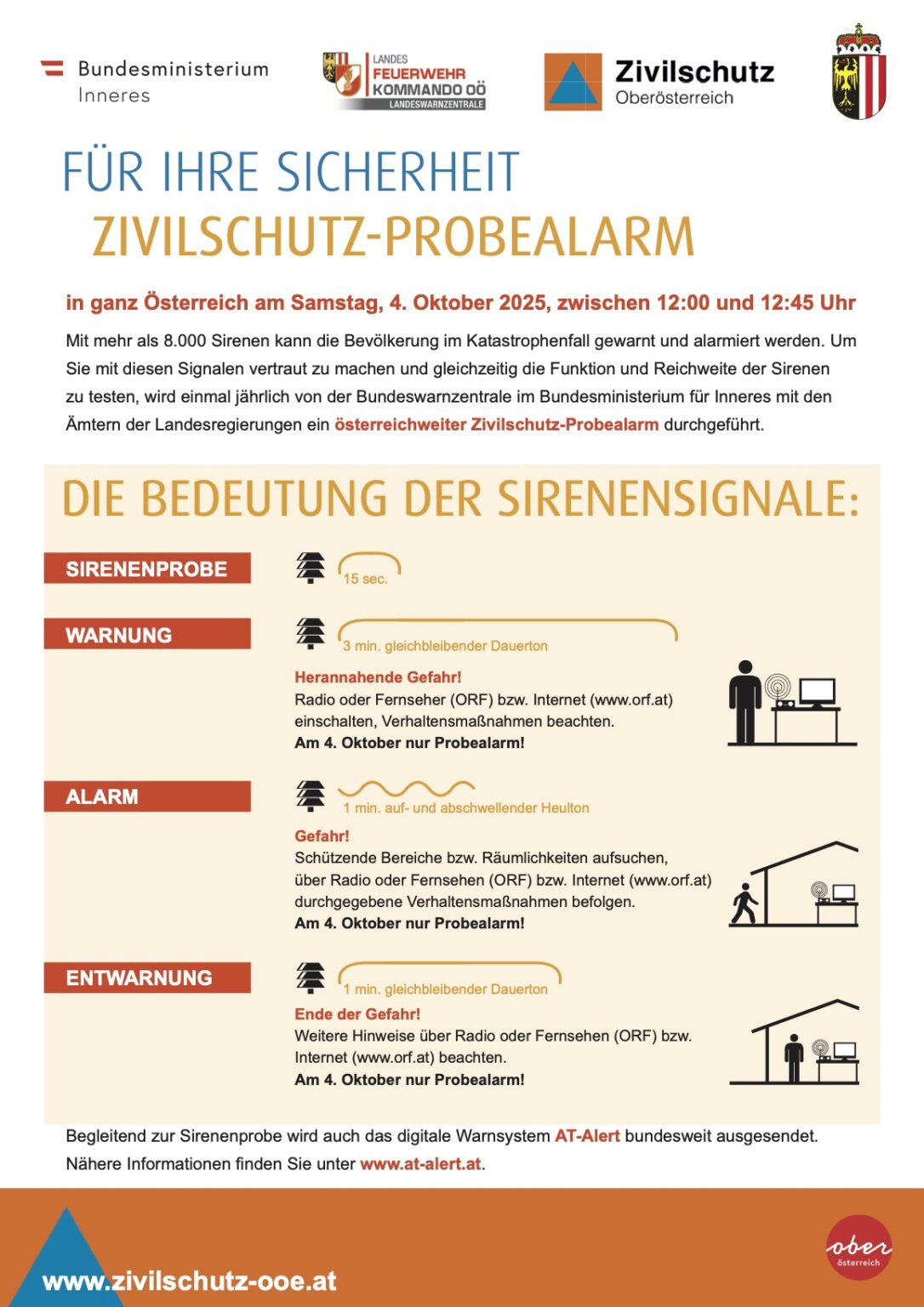 Zivilschutz Probealarm am 04. Oktober 2025 – Freiwillige Feuerwehr Ohlsdorf